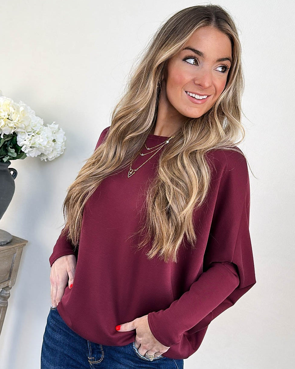 Fashion Faithful Scuba Dolman Top – Glamour Farms Boutique