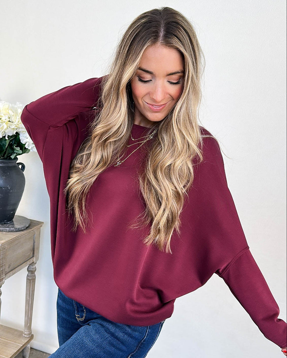 Fashion Faithful Scuba Dolman Top – Glamour Farms Boutique
