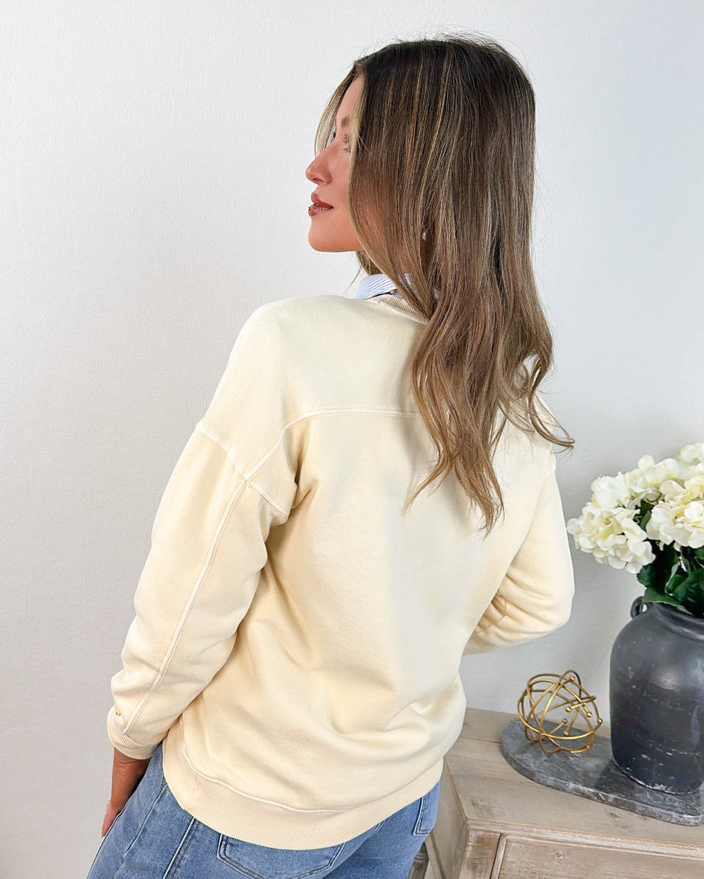 Ray Of Light Wash Dyed French Terry Pullover – Glamour Farms Boutique